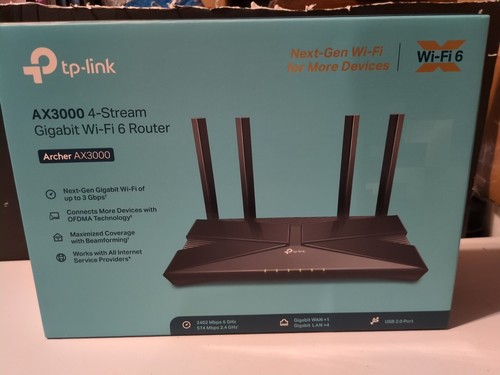 TP-LINK Archer AX3000 Dual-Band Gigabit Wi-Fi 6 Router 845973088781| eBay