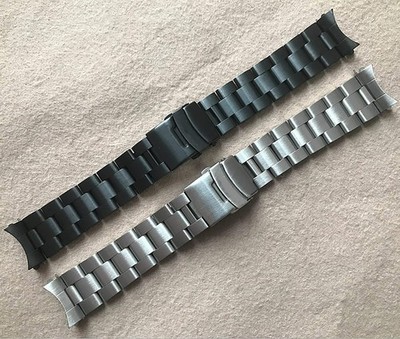 Solid Stainless Steel Watch Band Strap Brushed Metal Bracelet 19 20 21 ...