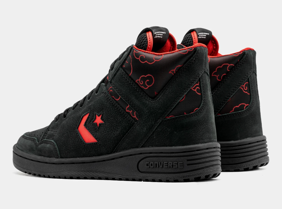 Converse x NARUTO SHIPPUDEN 'Itachi' Weapon Mid Sneakers A14835C NEW ...