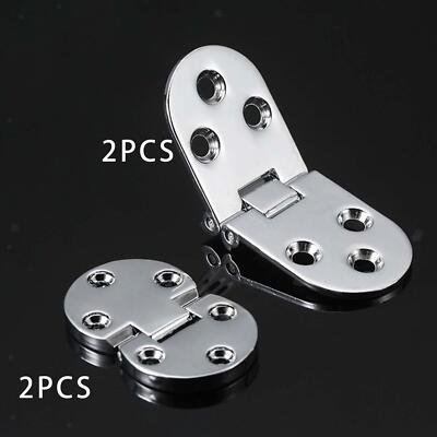 2Pcs Flip Top Hinge Cabinet Hinges Round Edge Hinges Folding Table ...