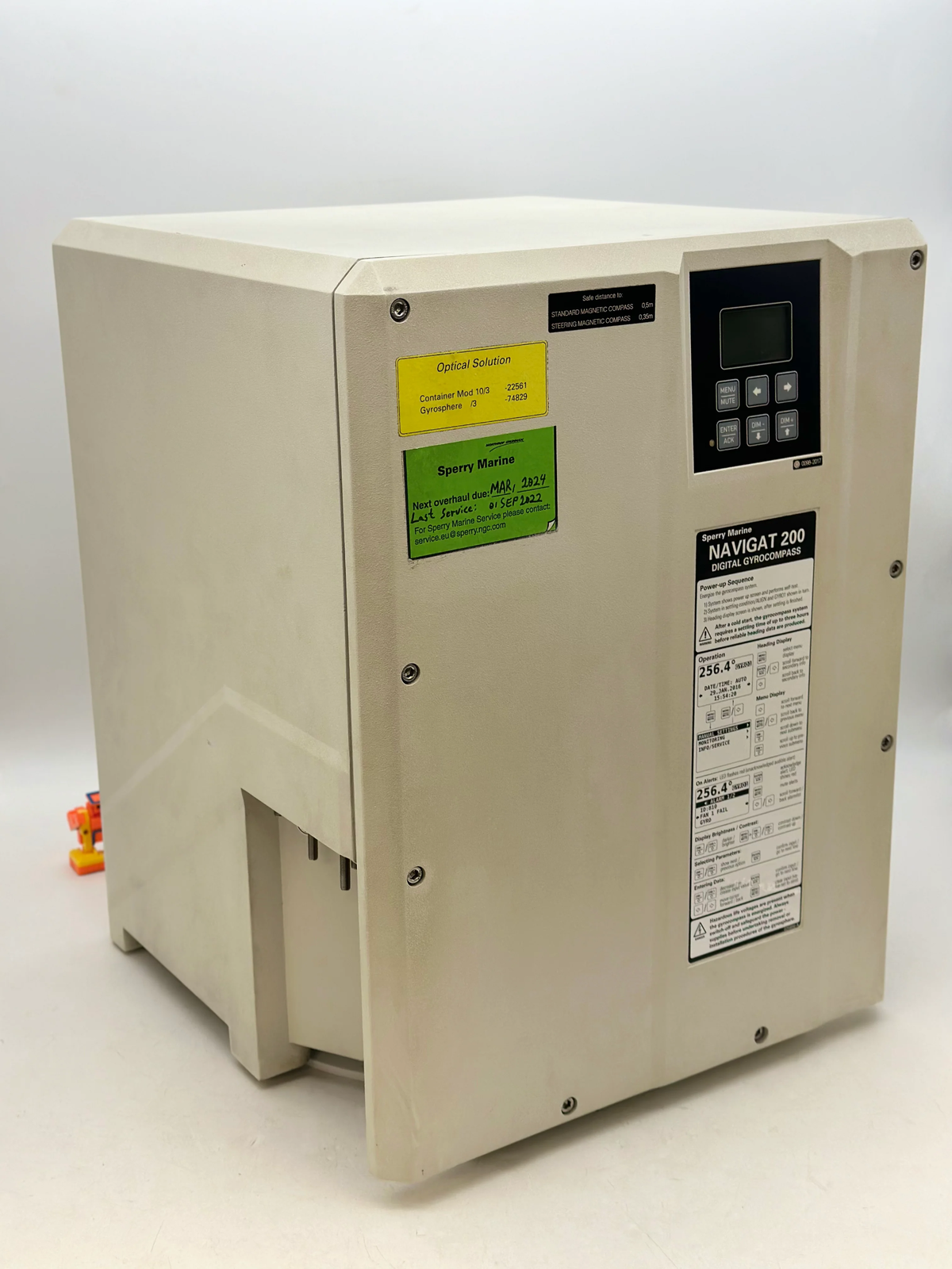 Sperry Marine Navigat 200 Digital Gyro Compass w/ Sensitive Element ...