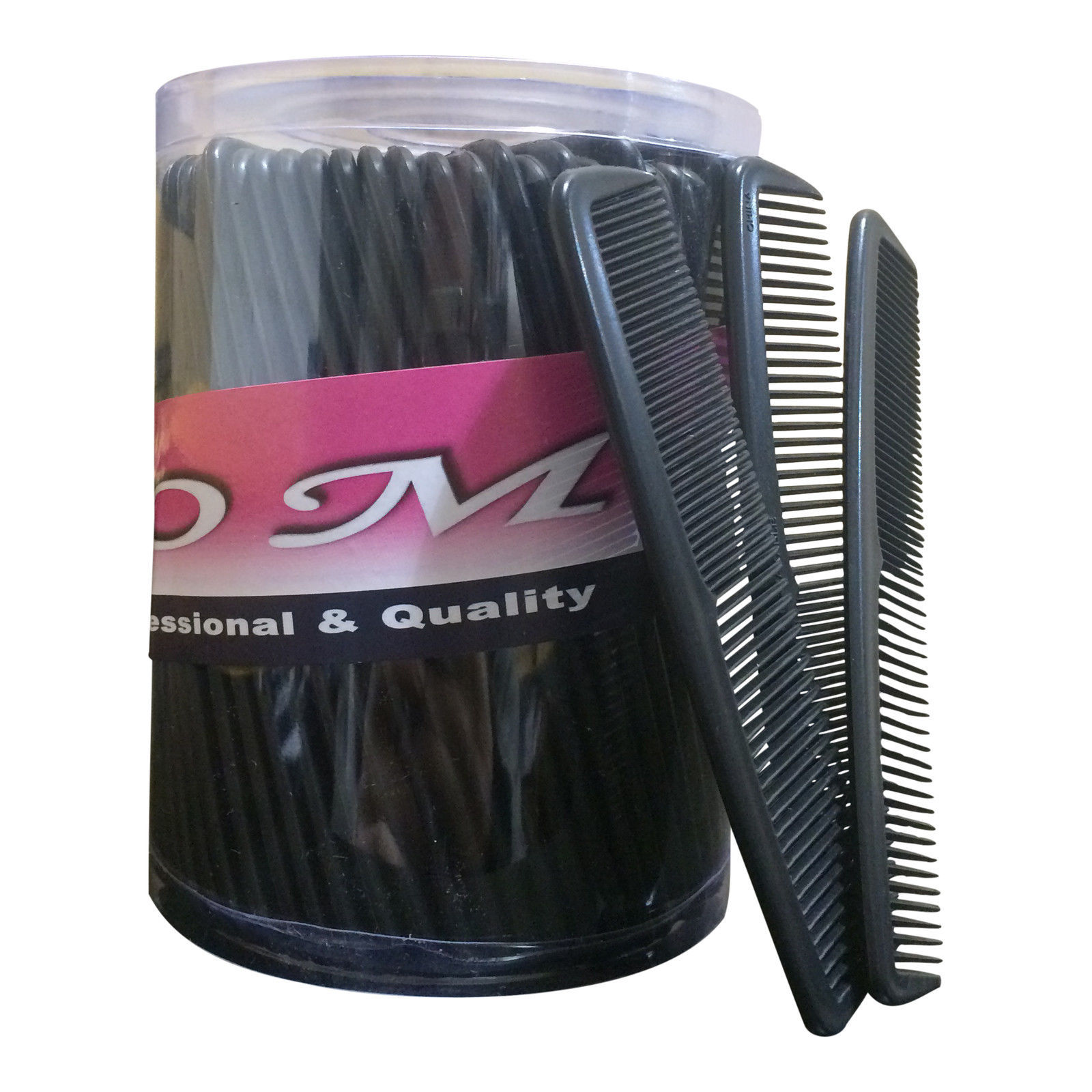 New Hair Comb 5" Pocket Size Unbreakable, 72 Piece In A Jar, *black ...