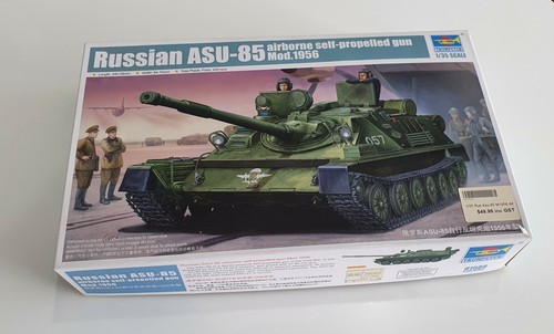 Trumpeter No. 01588 | 1:35 Russian ASU-85 airborne self-propelled gun ...