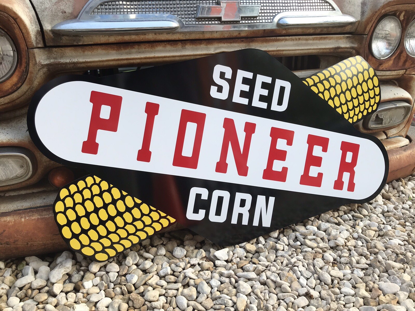 Tweedy Seed Corn Sign, Vintage Metal Advertising Sign, Vintage Tweedy g