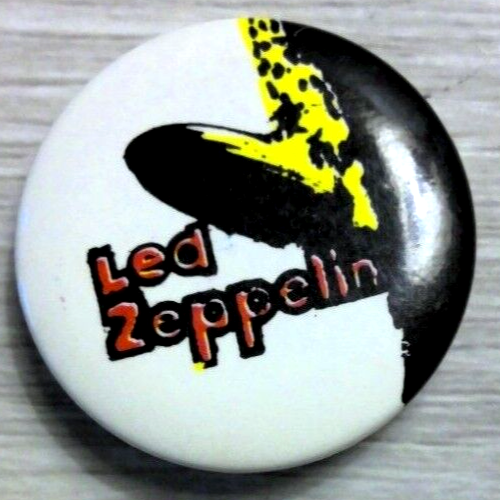 LED ZEPPELIN Pin Vintage Pinback Button Badge 1.25" 1980's | eBay