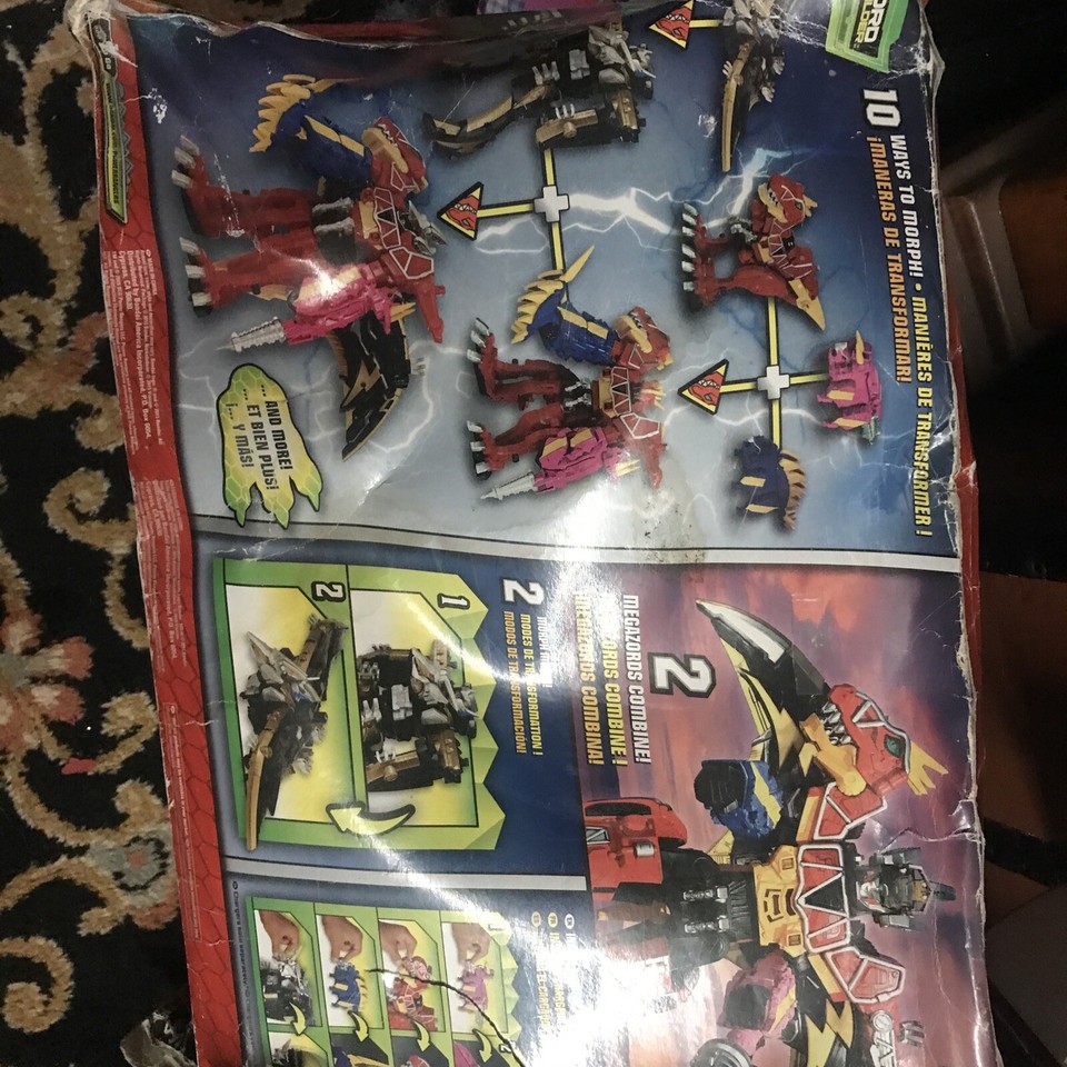 Bandai Power Rangers Dino Charge & Ptera Megazord Deluxe Pack Walmart ...