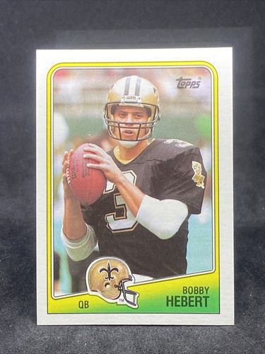 BOBBY HEBERT 1988 Topps NFL Football #55 SAINTS | eBay