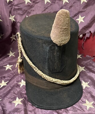 REVOLUTIONARY WAR ERA INFANTRY OFFICER SHAKO HAT CAP KEPI | eBay