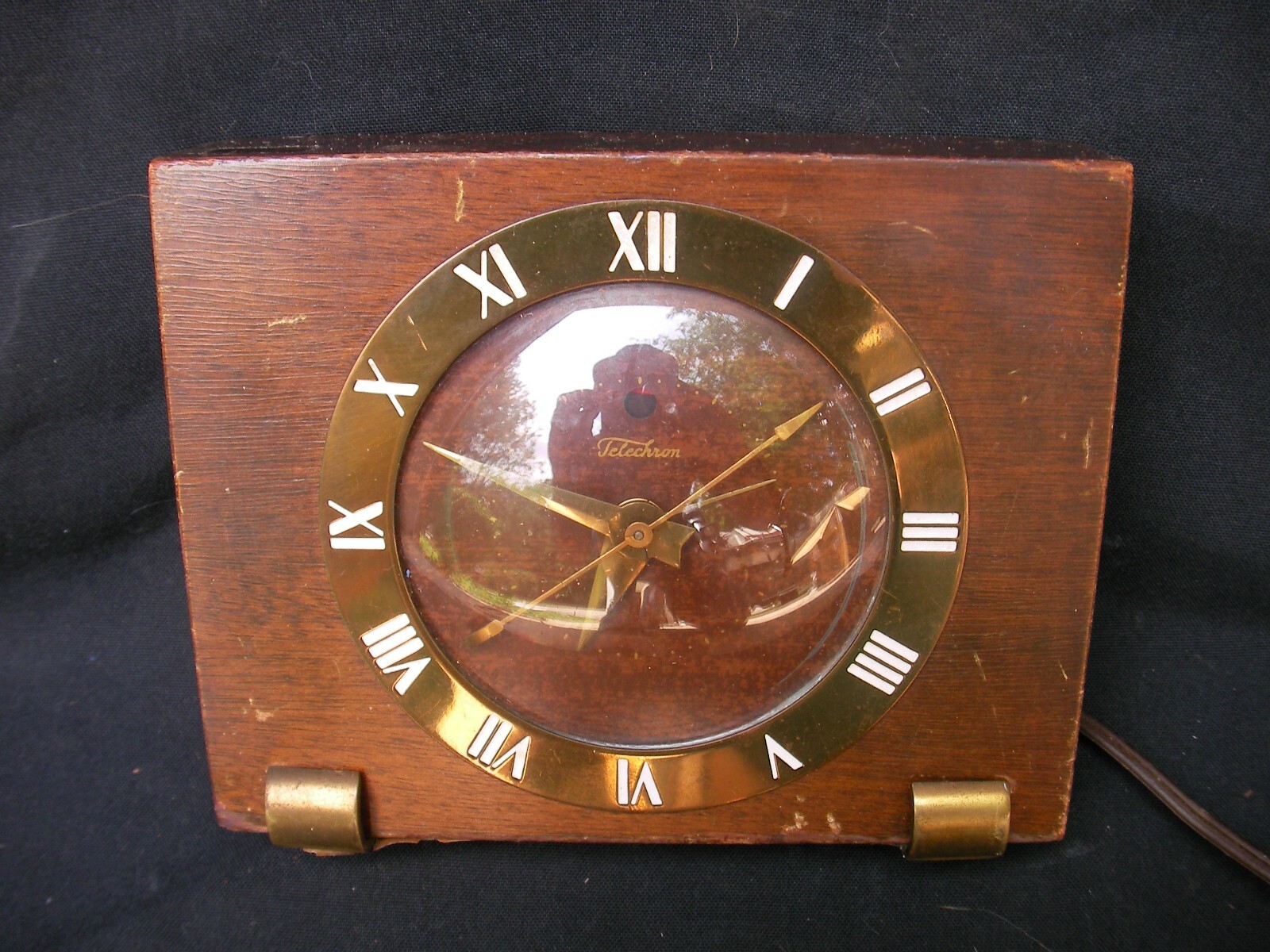 Vintage Telechron Electric Clock Wood | eBay