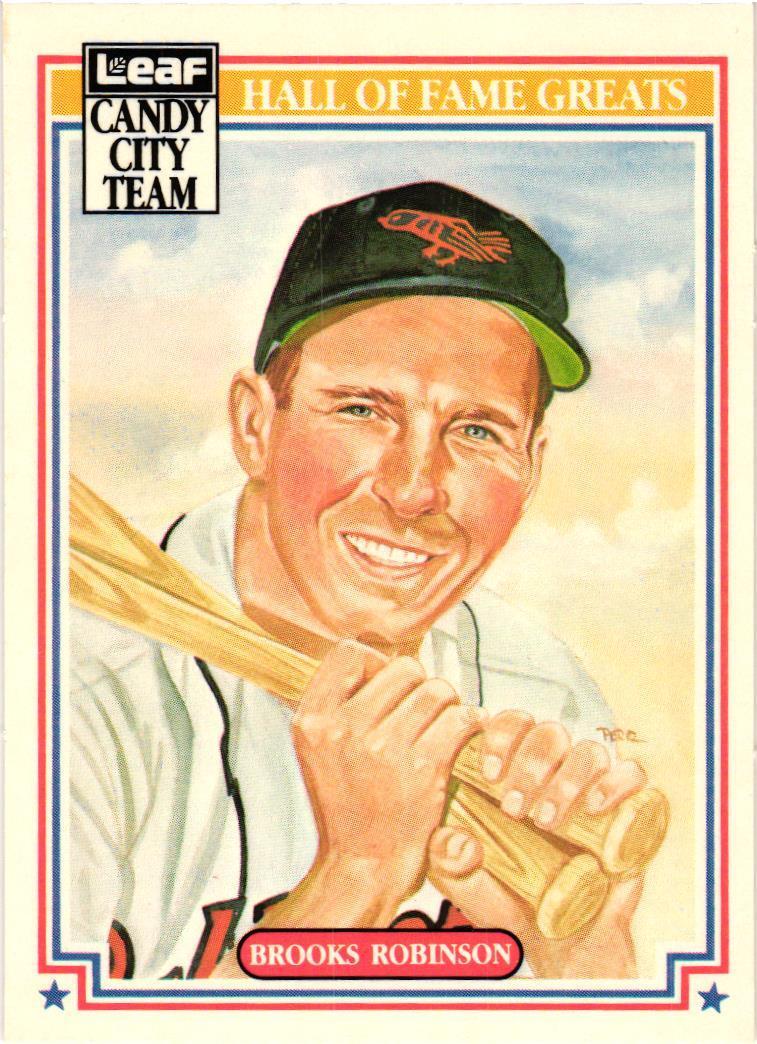 1987 Leaf Candy City Team Hall of Fame Greats #H9 Brooks Robinson | eBay