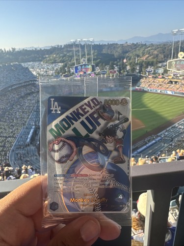 DODGERS X ONE PIECE COLLAB PROMO CARD MONKEY D. LUFFY 07/05/25 ...