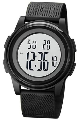 Ultra-Thin Minimalist Sports Waterproof Digital Watches Men with Wide ...