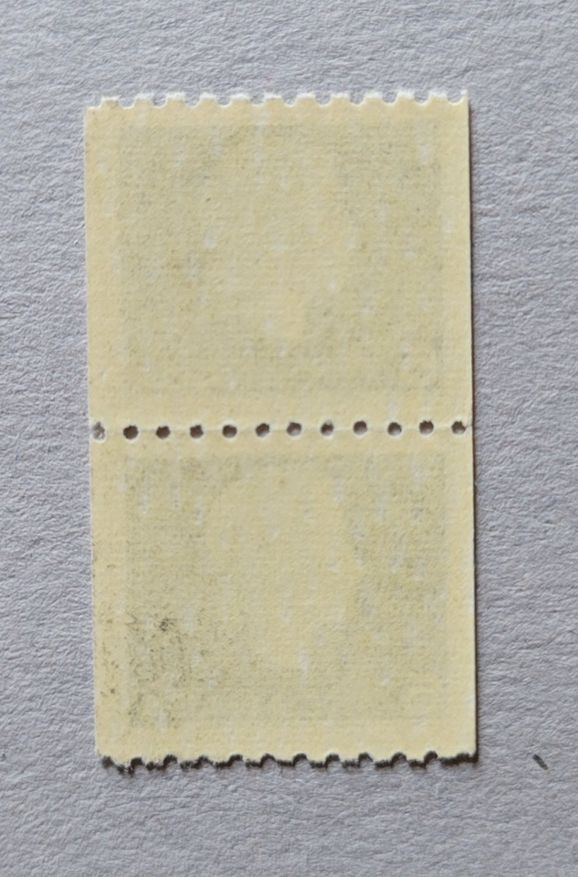 CANADA STAMP #409 - Queen Elizabeth II (1963) pair coil 9½ Horizontal ...