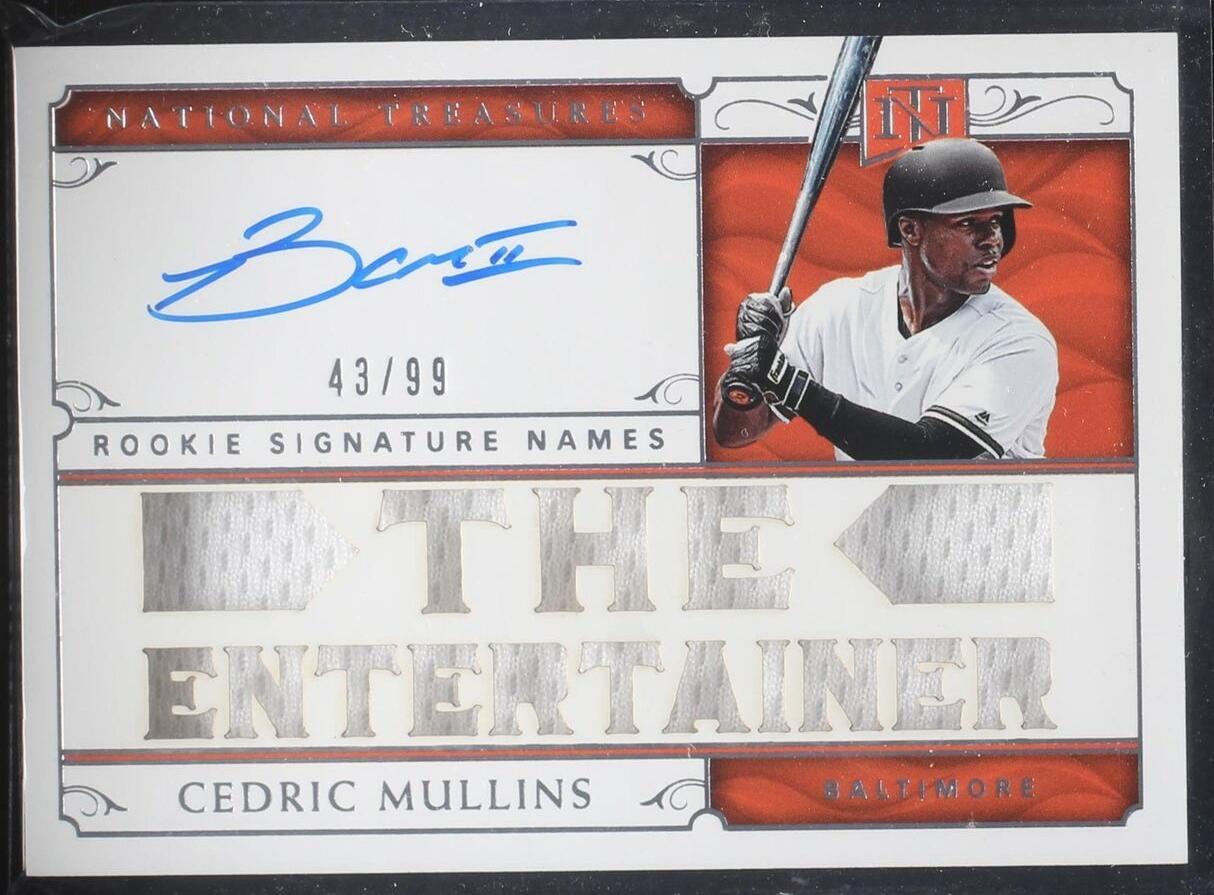 2019 Panini National Treasures - Rookie Signature Names Cedric Mullins ...