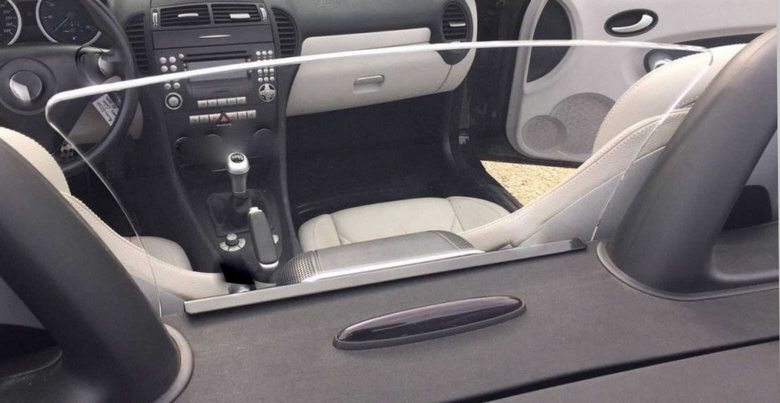 2004-2010 Mercedes-Benz SLK R171 Wind Deflector Acryl Glass SLK200 ...