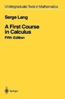 A First Course in Calculus by Serge Lang: Used 9780387962016| eBay