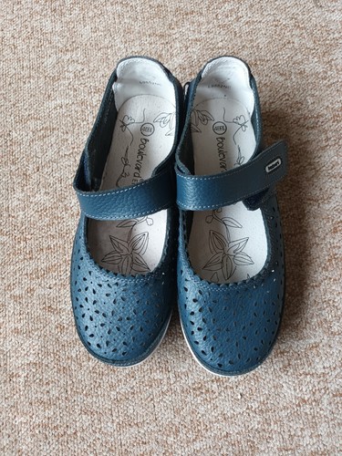 Boulevard Ladies Wide Fitting Leather Shoes Size 4EEE | eBay