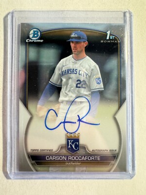 K178,806 - 2020 Bowman Chrome Draft Autographs #CDACRA Carson Ragsdale ...
