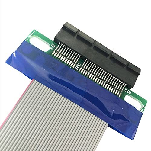 PCI-Express 4X Riser Cable Premium PCI-E Port Extension Extender Card ...