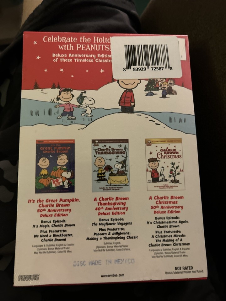 Peanuts Holiday Collection Anniversary Edition DVD Charlie Brown | eBay