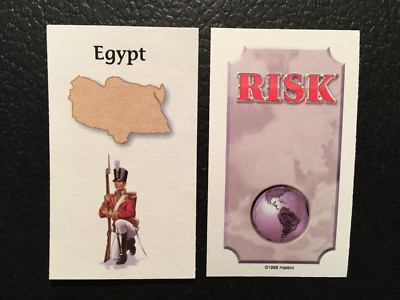 Risk 1998 Egypt TERRITORY CARD Game Replacement Piece / Part HASBRO | eBay