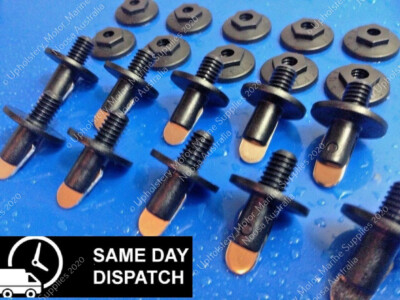 10 PACK STAYPUT FASTENERS, BLACK, CANVAS TO CANVAS EYELET COVERS TRADE ...