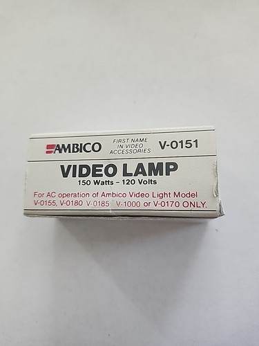 Ambico V-0151 Video Lamp 150W 120V | eBay