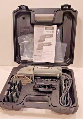 Porter Cable Model 444 Detail Molding Profile Sander Set in Case | eBay