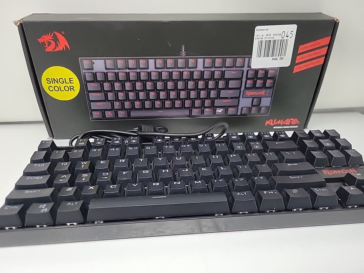 Redragon K552 Red Led Backlit Mechanical Gaming Keyboard Redragon K552