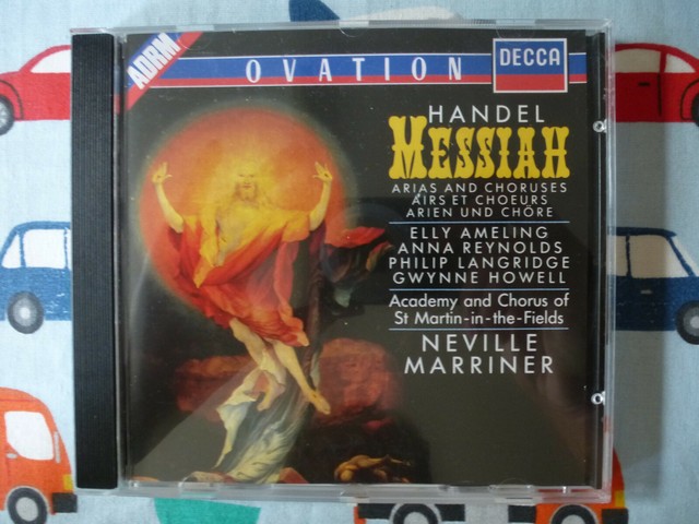 Handel Messiah St Martin-in-the-fields Neville Marriner CD Album Decca ...