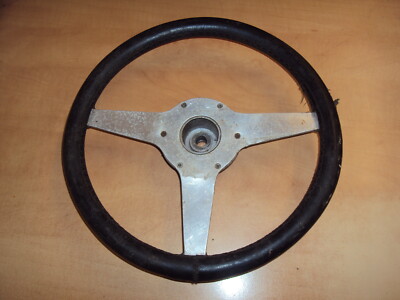 Morgan Vintage Alloy Steering Wheel 3 Spoke & Centre Boss | eBay UK