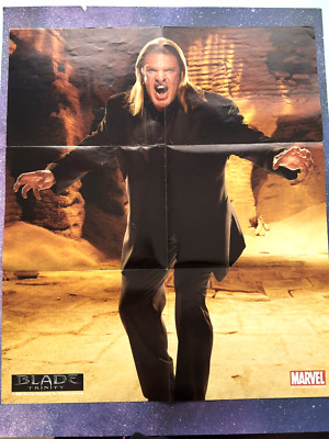 Triple H HHH WWE Poster magazine Marvel Blade Trinity 24.5" by 20.5" | eBay