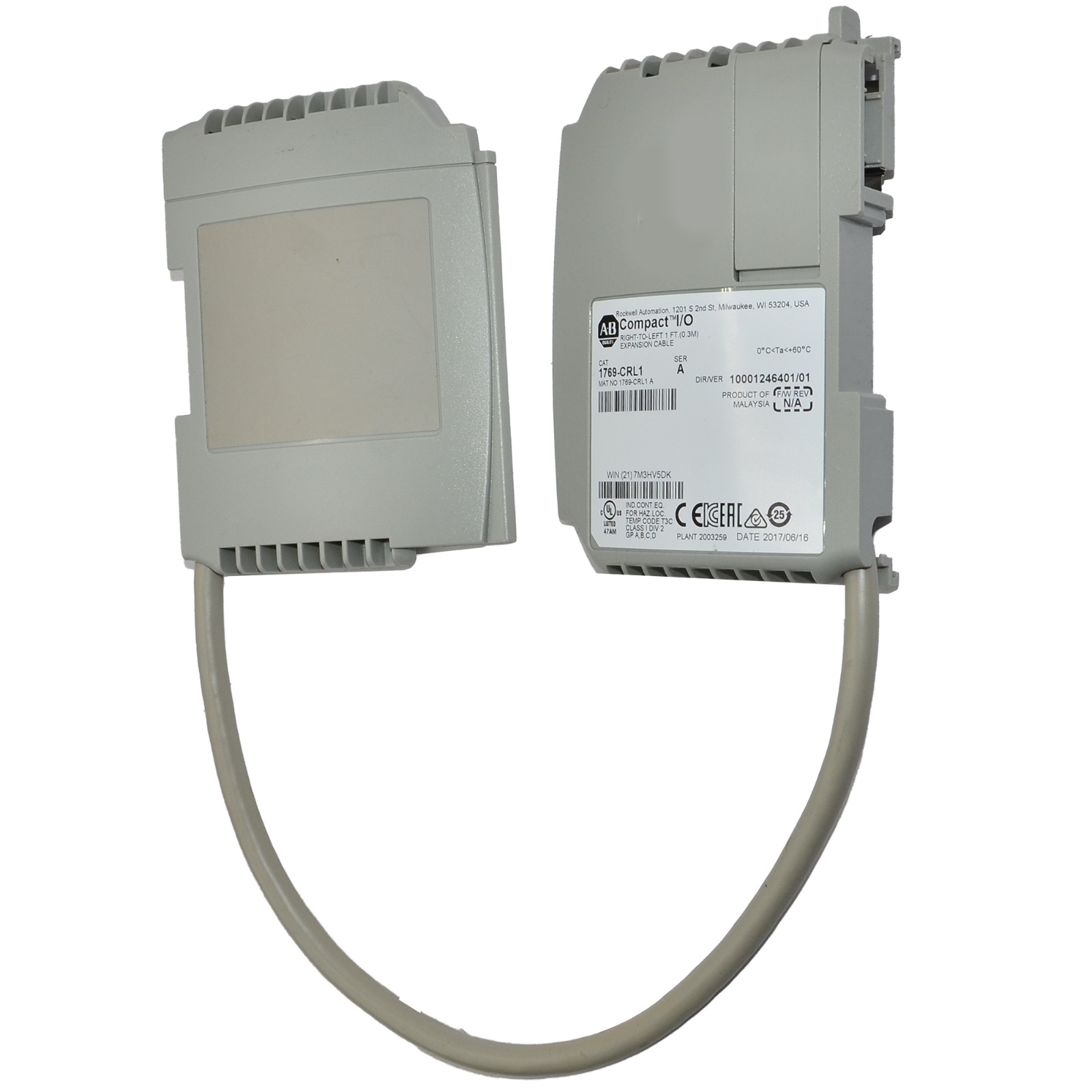 1769-CRL1-A Allen Bradley 1' Right-Left Expan. Cable Compact I/O --SA ...