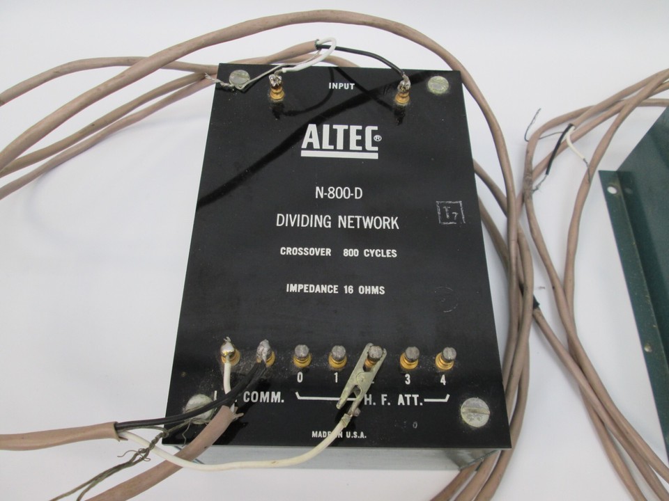 Vintage Altec N-800-D Crossover Dividing Network Pair | eBay