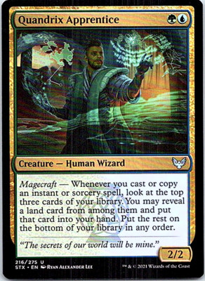 Quandrix Apprentice Magic The Gathering Strixhaven: School Of Mages ...