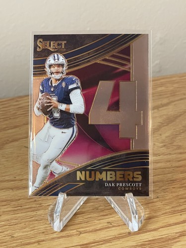 Dak Prescott 4 NUMBERS 2023 Panini Select Football NMB-DPR Dallas ...