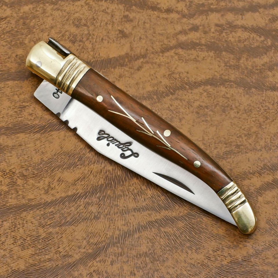 Rody Stan HAND MADE D2 BLADE FOLDING POCKET KNIFE - SLIP JOINT - WOOD ...
