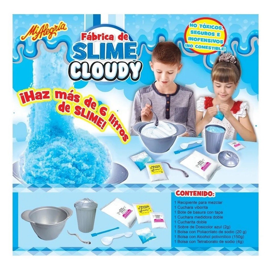 Mexican Toy Slime Maker Fabrica Slime Cloudy For Kids Made In Mexico Mi ...