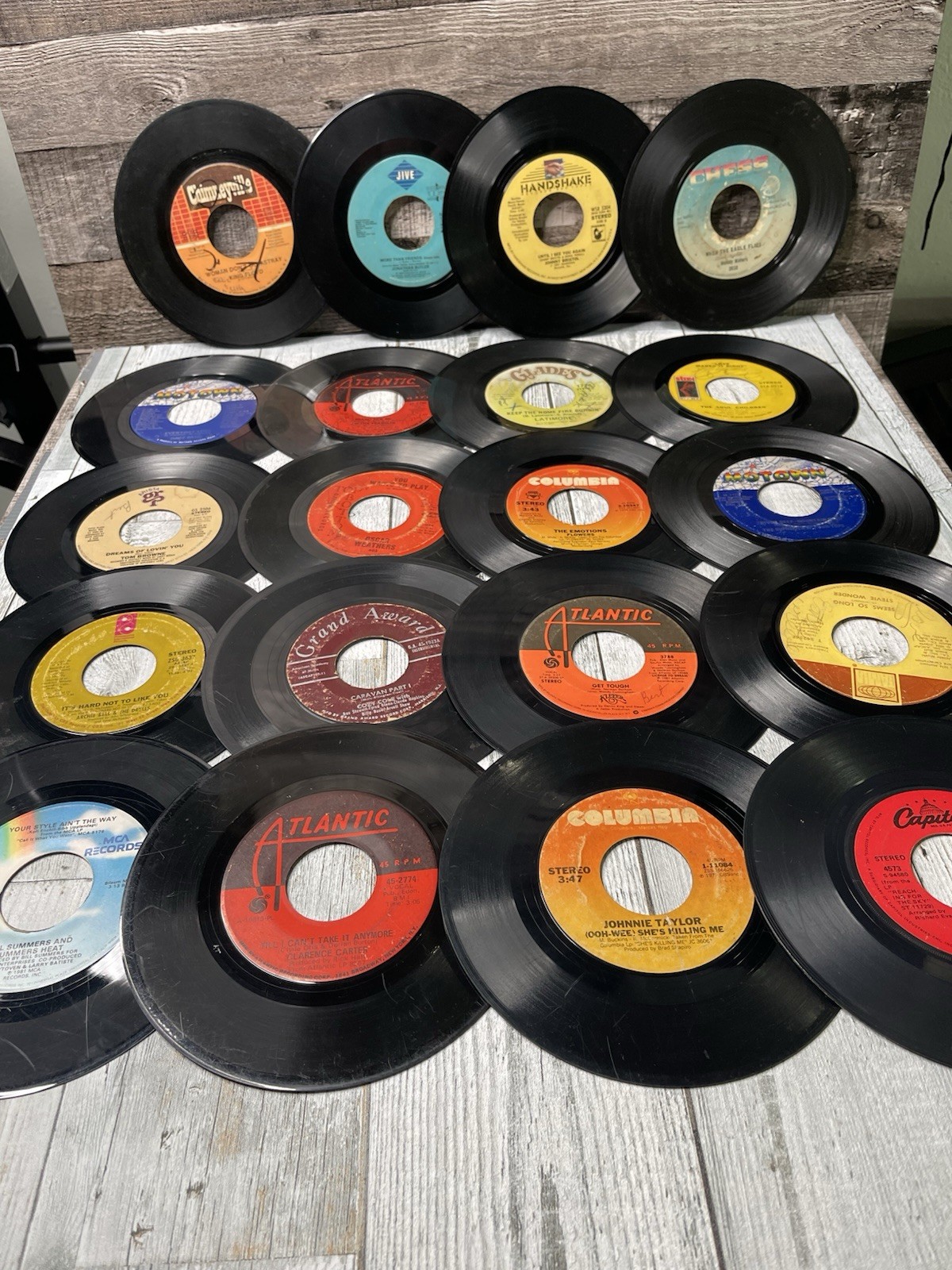 Random Lot Of 20 Vinyl Records-SOUL-R&B-JAZZ-FUNK-vintage 70’s,80’s And ...