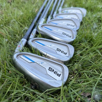 PING IE1 IRONS / 5-PW / PING CFS 70 REGULAR GRAPHITE SHAFTS / RED DOT ...