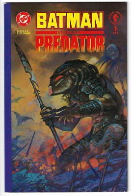 Batman Versus Predator #1 Predator Cover Prestige Format | DC 1991 | VF ...