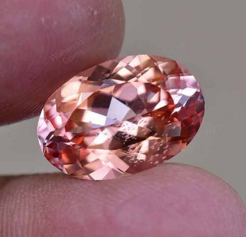 Natural imperial Topaz 10.10 Ct Oval Stunning Certified Loose Gemstone ...