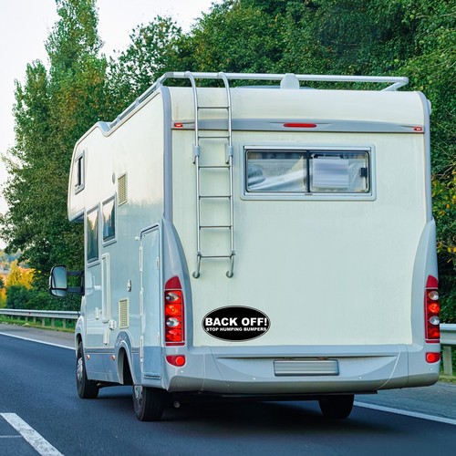 Back Off! STOP HUMPING BUMPERS Sticker Tailgate Funny Decal Car Truck ...