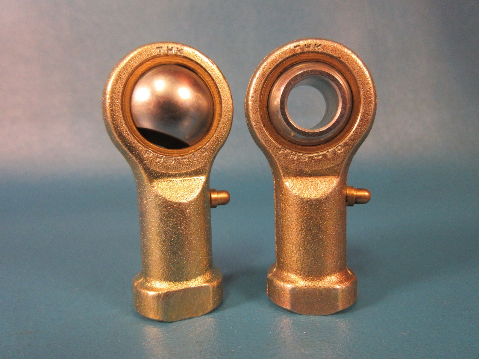 LOT OF 2 THK PHS-10, Rod End Bearing, Right-handed thrust ball bearing ...