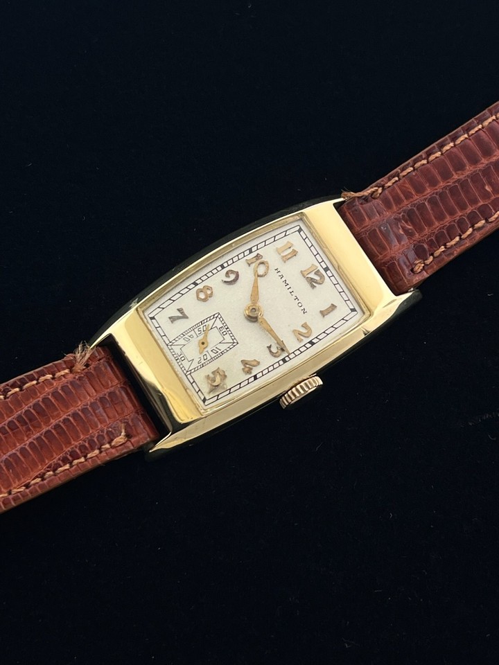 Vintage Hamilton Richmond Watch 18K Yellow Gold | eBay