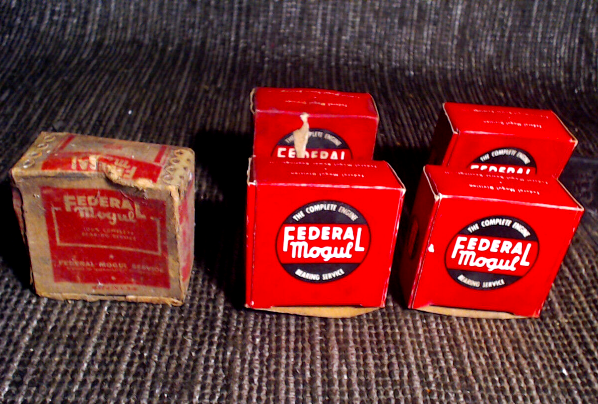 Car Parts Boxes for Bearings Federal Mogul "Boxes Are Empty" 5 Vintage ...