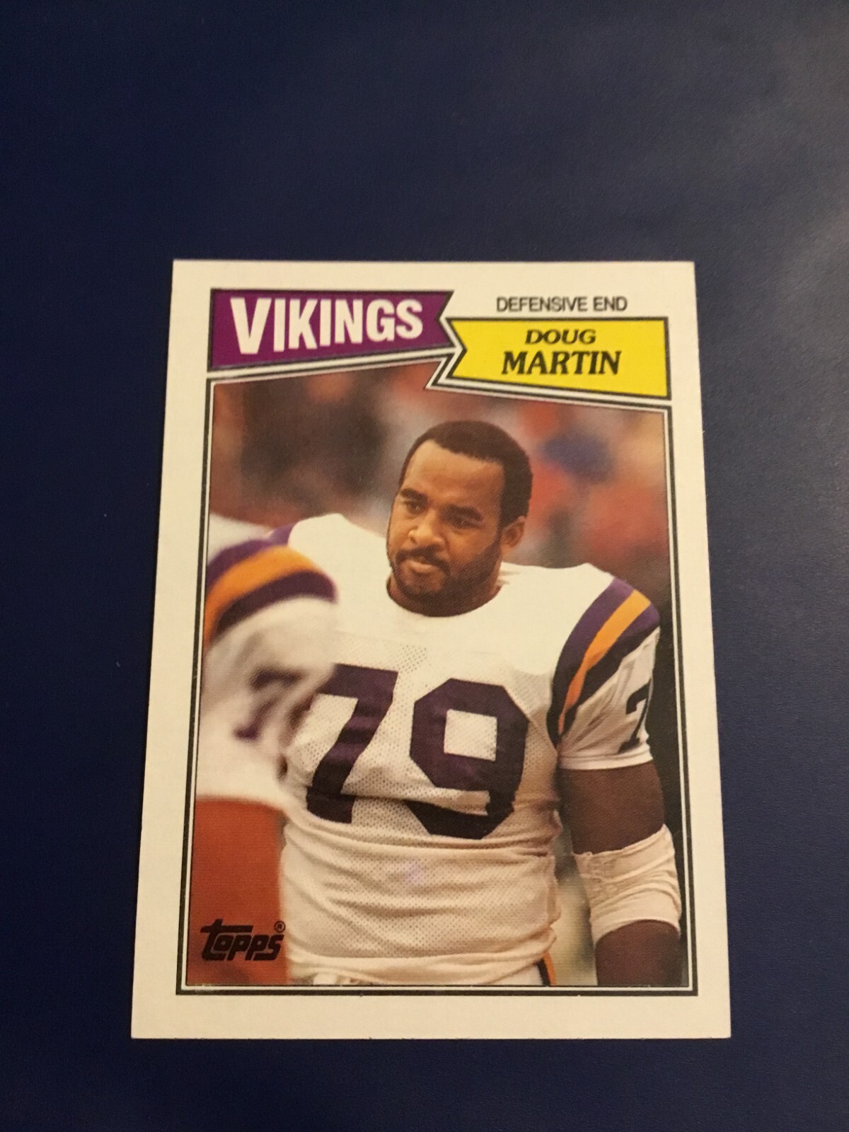 1987 Topps # 208 DOUG MARTIN Minnesota Vikings Great Card! | eBay