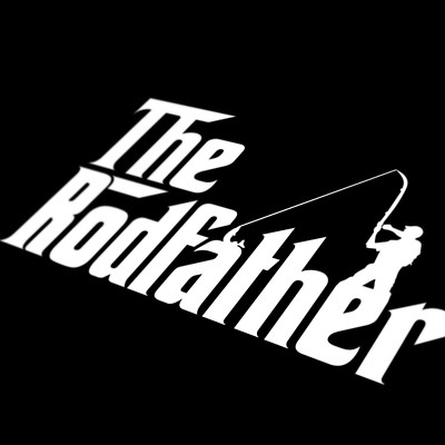 Rodfather Fishing Funny Decal Sticker Car Van Window Bumper, Carp, Bait ...