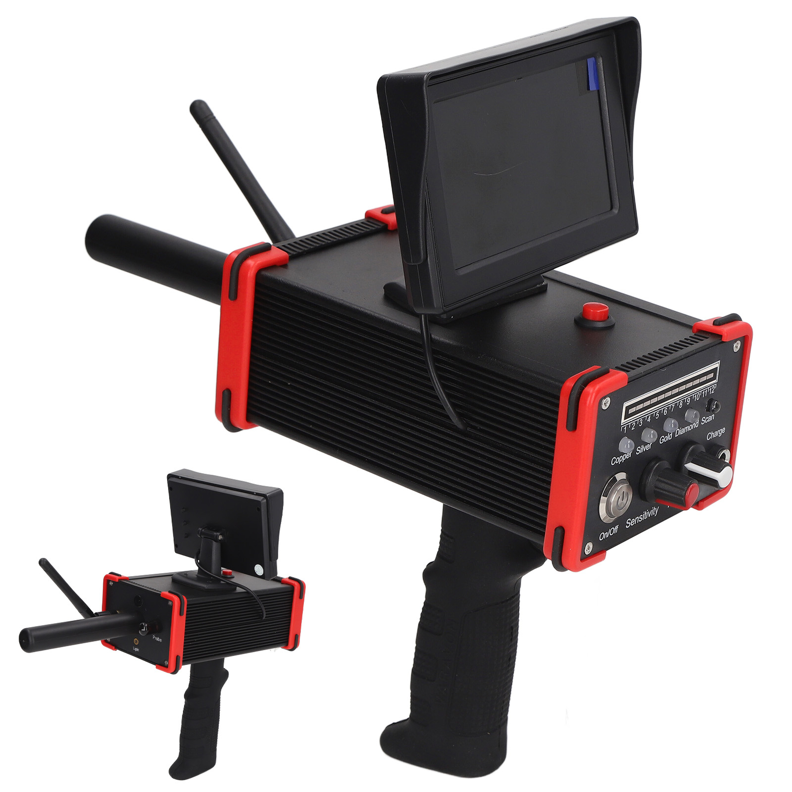 Metal Gold Silver Detector Finder High Sensitivity Treasure Hunting ...