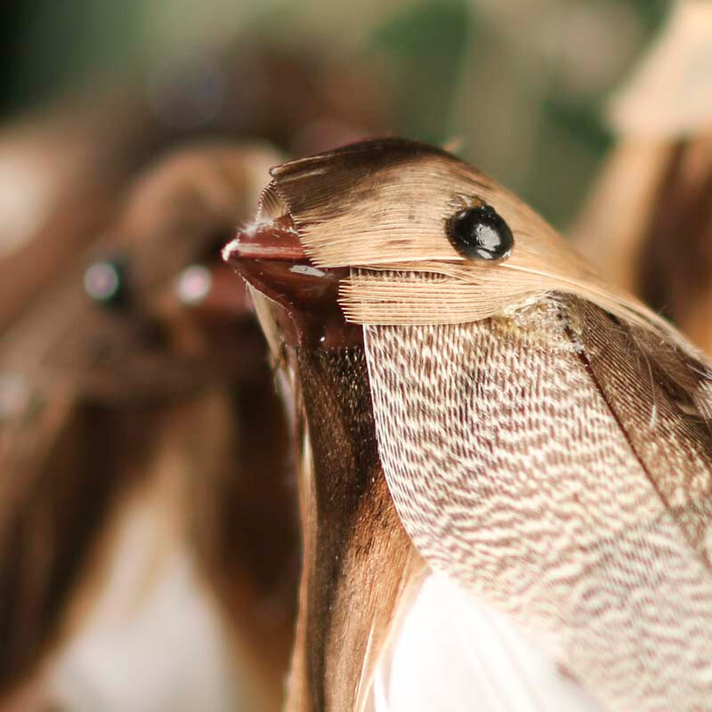 Bulk Package of 12 Small 3-1/2" Artificial Partridge Birds | eBay